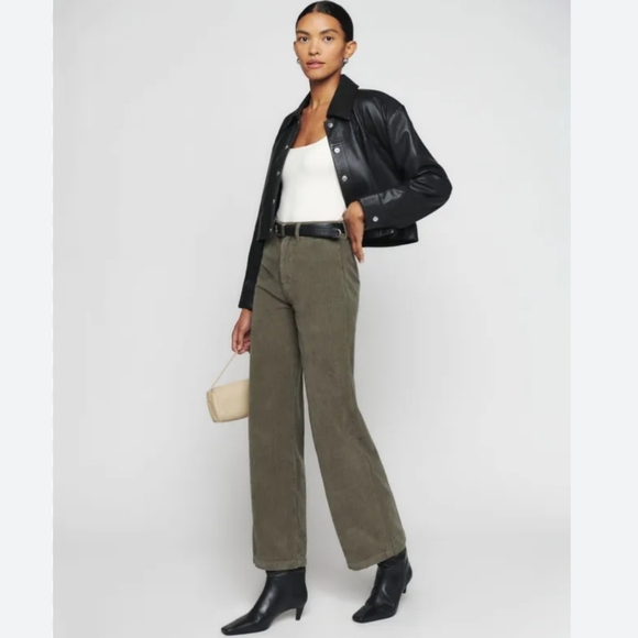 Reformation | Pants & Jumpsuits | Reformation Wilder Painter High Rise ...